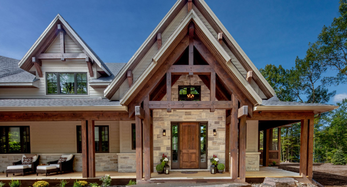 Custom Log & Timber Frame Home Gallery | Vermont Timberframes