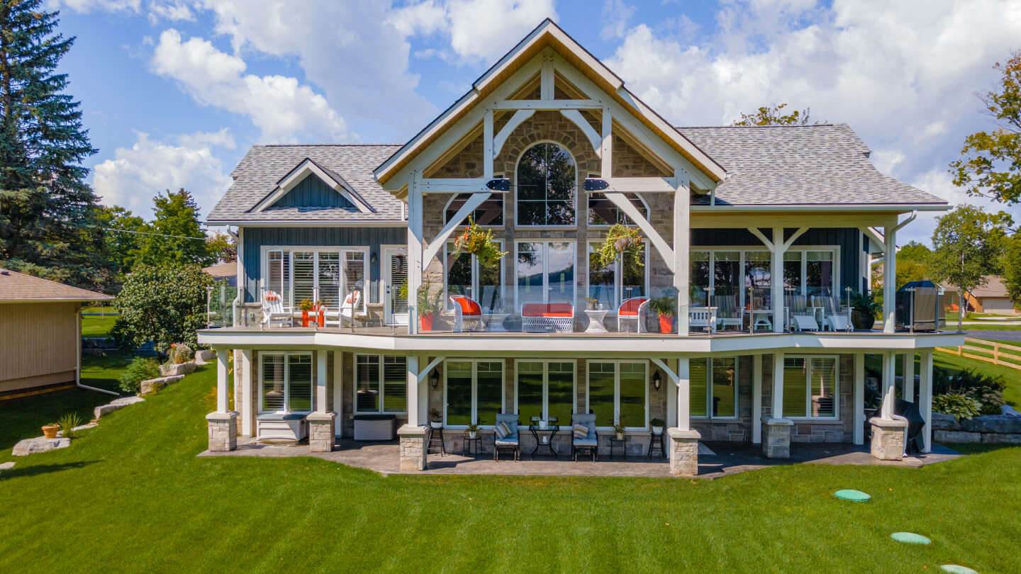 Custom Log & Timber Frame Home Gallery | Vermont Timberframes